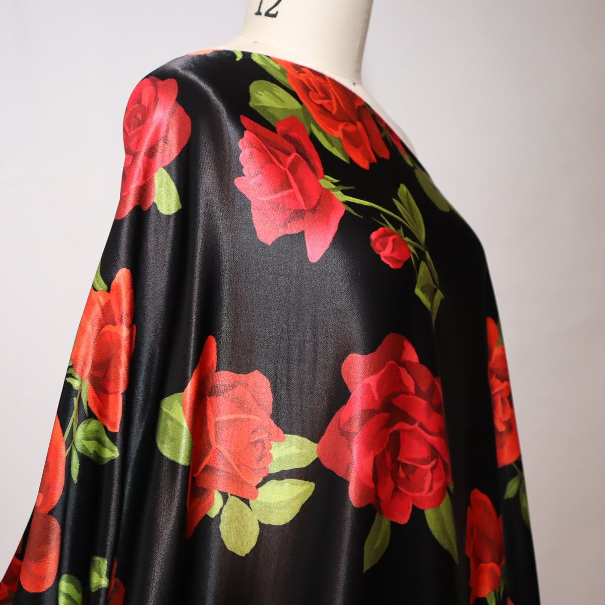 Fabric Godmother - 'Aurora' Viscose ECOVERA Satin *Remnant 3.5m Was $1 ...