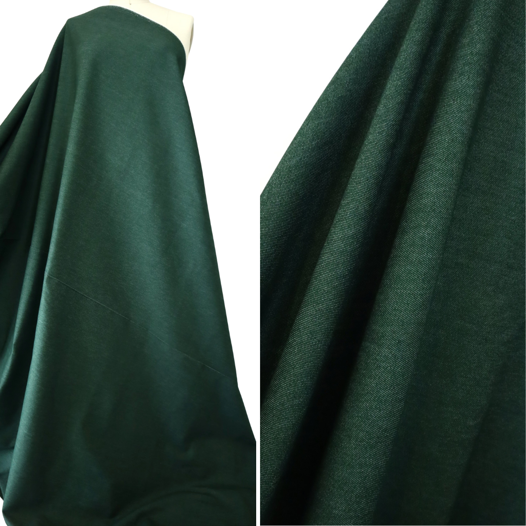 'Relax' Stretch Denim - Pine – Cloth Edit