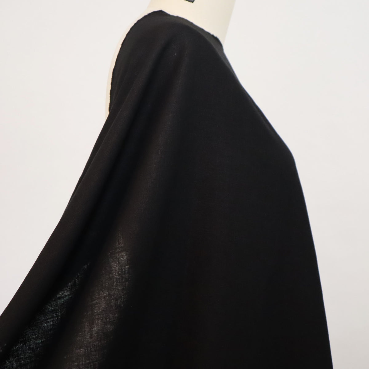 Washed Linen | Cotton ~ Black – Cloth Edit