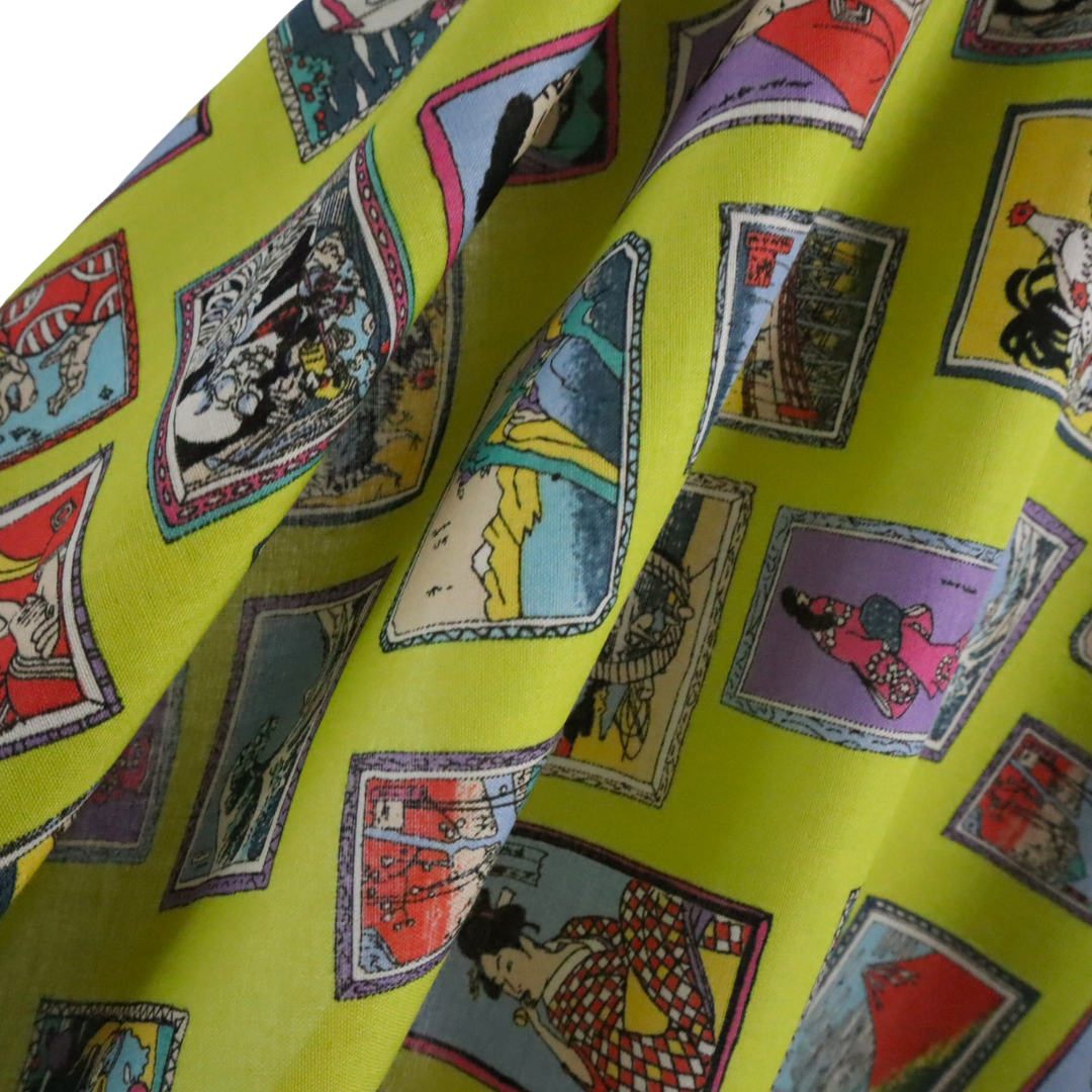 Hokkoh Cotton Lawn 'Shozoga' Chartreuse – Cloth Edit