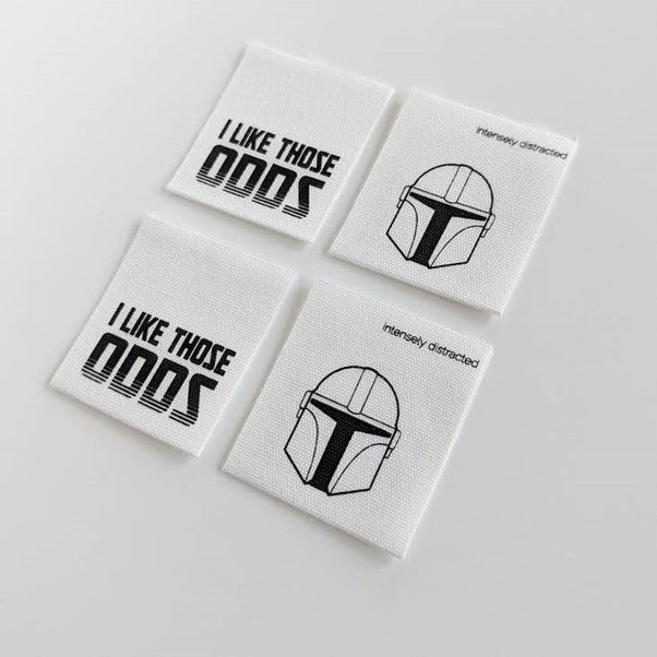 Intensely Distracted Woven Labels - 'I Like Those Odds' – Cloth Edit