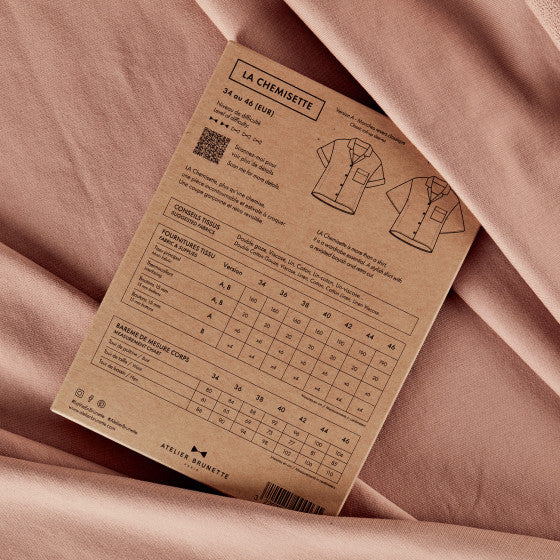 Atelier Brunette - 'La Chemisette' (Shirt) Sewing Pattern – Cloth Edit