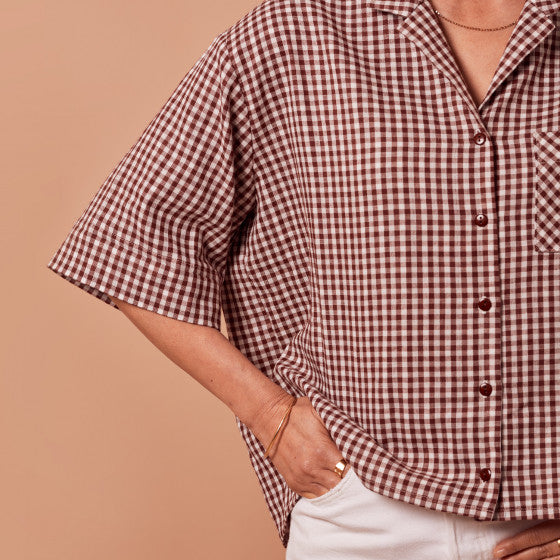 Atelier Brunette - 'La Chemisette' (Shirt) Sewing Pattern – Cloth Edit
