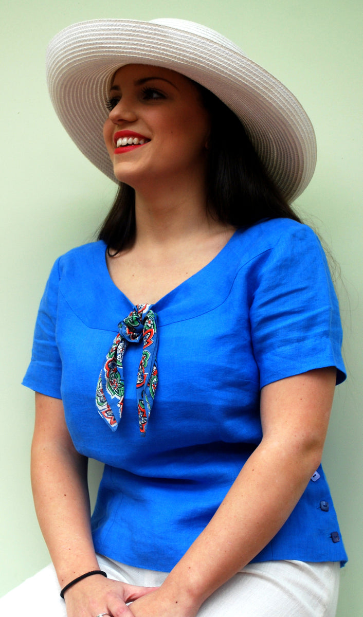 Now and Then Patterns - Clara Bow Blouse – Cloth Edit