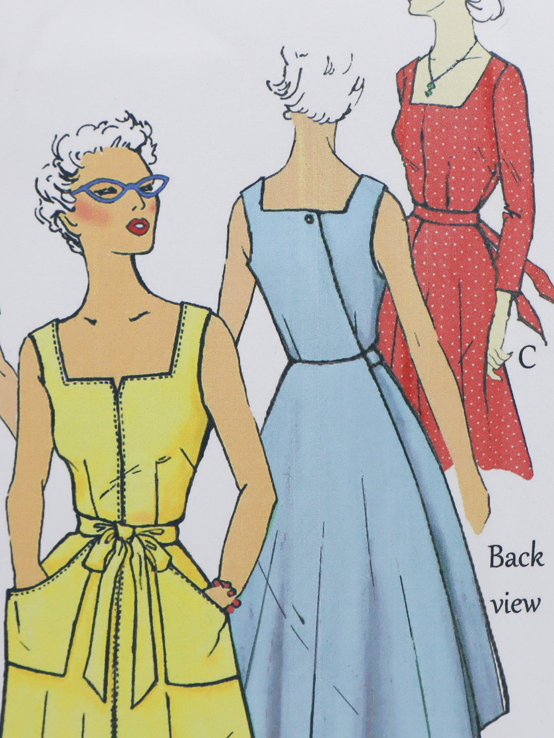 Now and Then Patterns - Florin Wrap Dress and Skirt *NEW – Cloth Edit