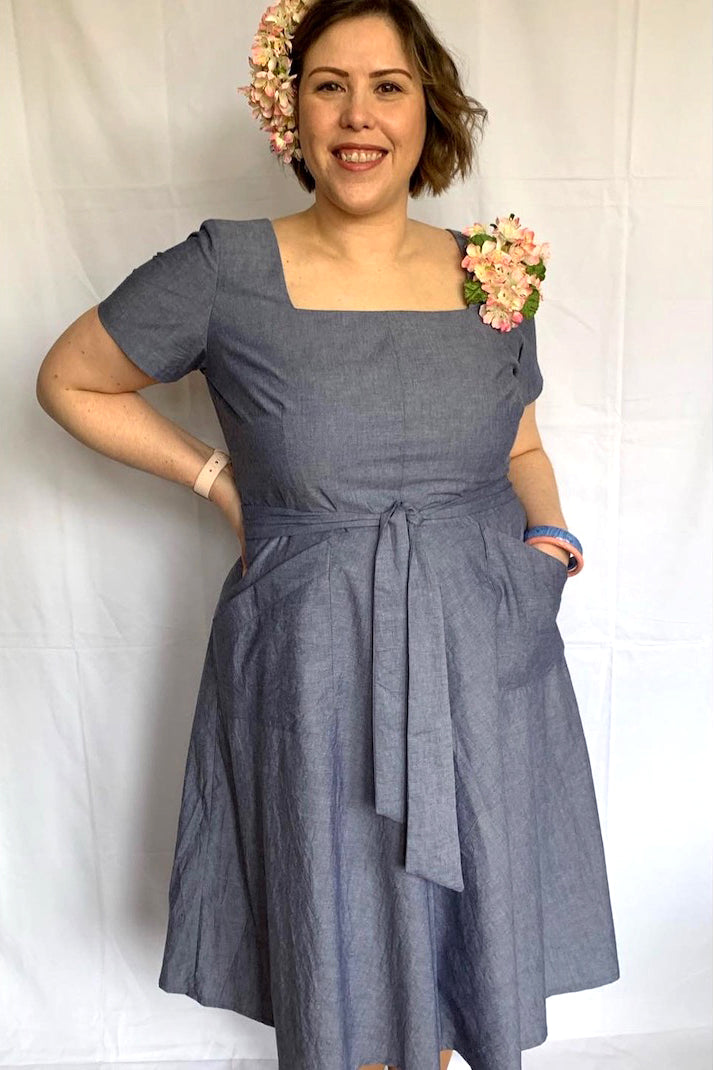 Now and Then Patterns - Florin Wrap Dress and Skirt *NEW – Cloth Edit